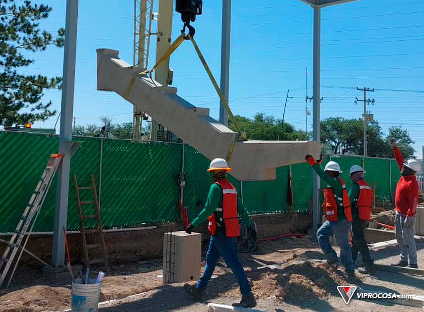 Sistema de gradas prefabricadas para institución educativa. - Viprocosa