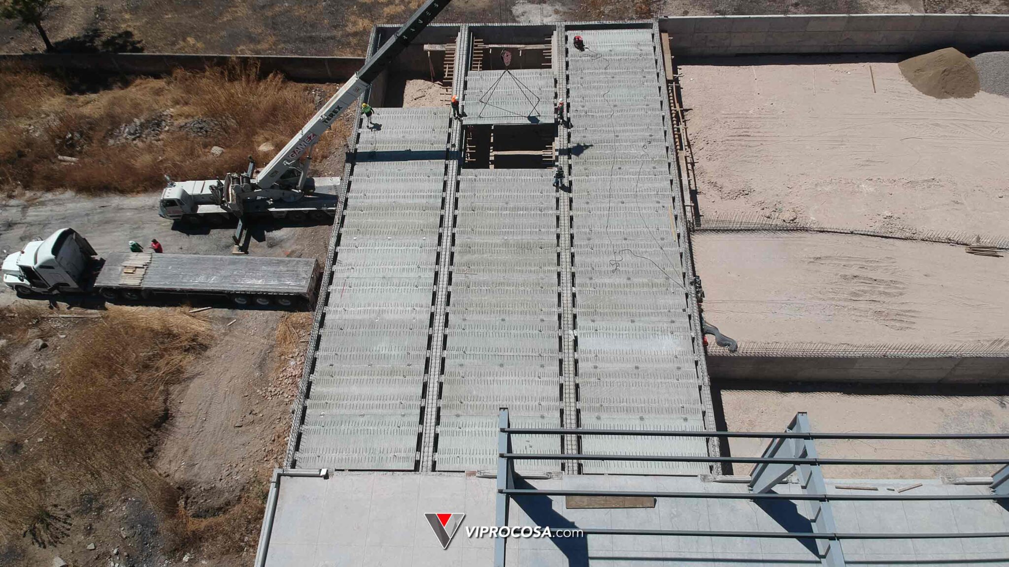 Losa Prefabricada con Trabe TT para Nave Industrial - Viprocosa