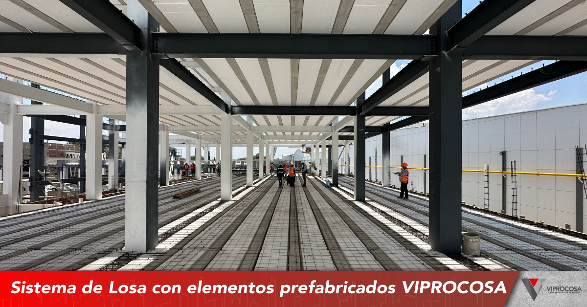 Sistema de losa con Elementos Prefabricados VIPROCOSA - Viprocosa