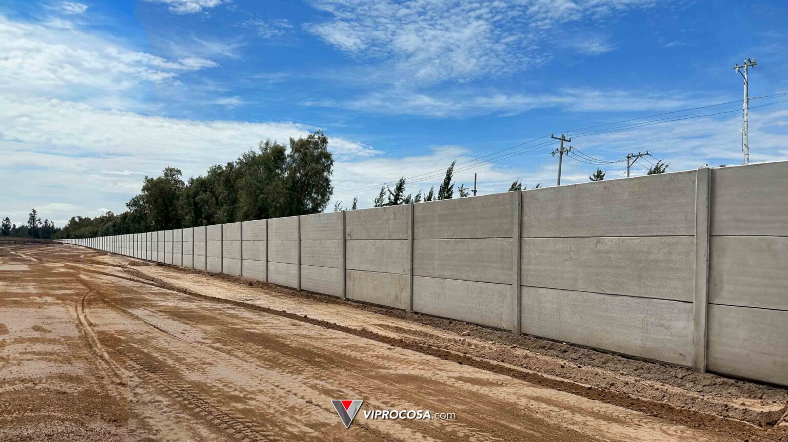 Muro Prefabricado de Concreto para Nave Industrial - Viprocosa
