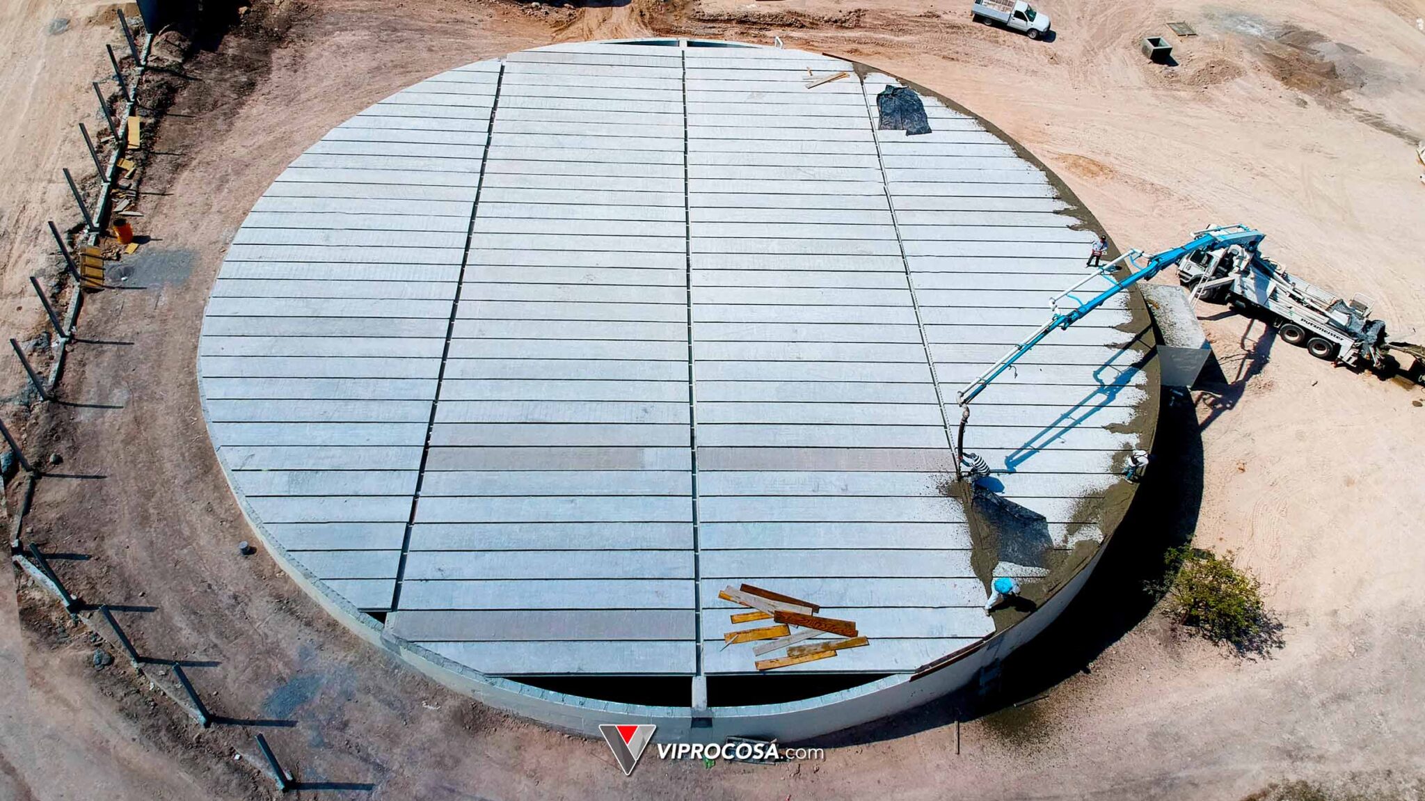 Tanque de Agua con Elementos Prefabricados VIPROCOSA - Viprocosa